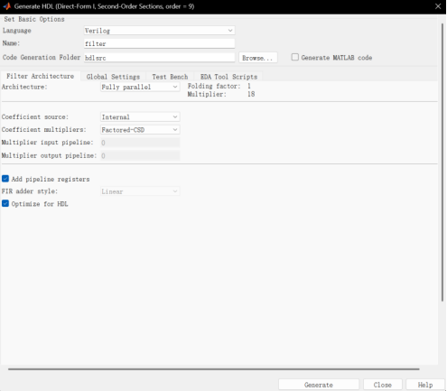 利用MATLAB的FDATOOL工具生成IIR滤波器的verilog代码 - Неlium - 博客园