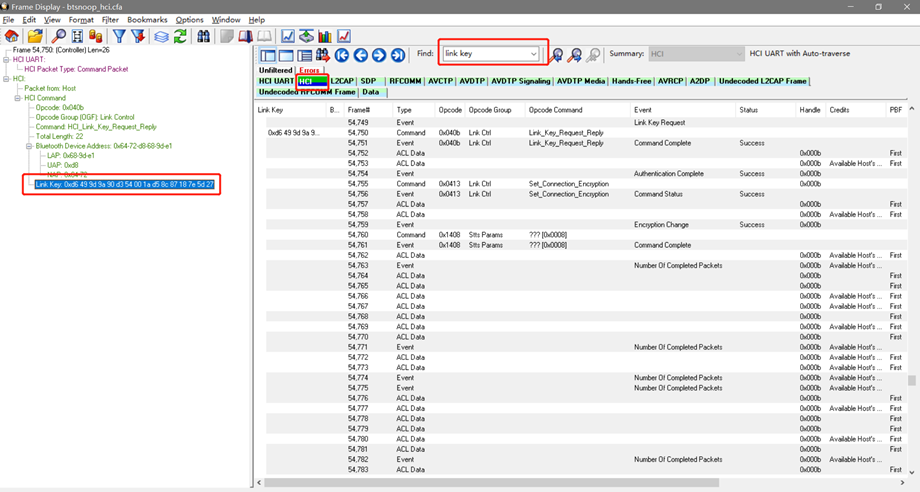从HCI.log 获取Link Key和耳机地址的两种方法 - AL_1S - 博客园