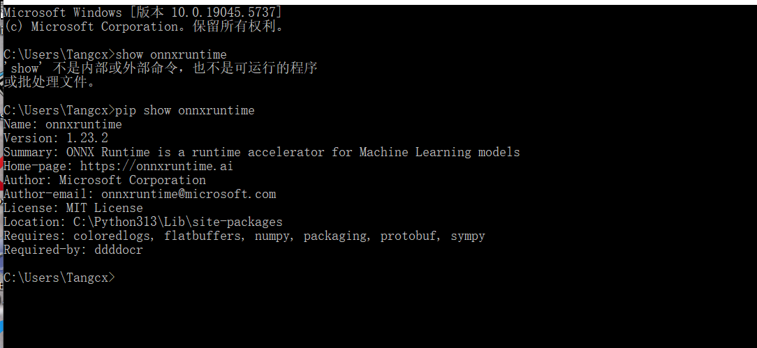 处理ddddocr ImportError:DLL loadfailed while importing onnxruntime_pybind11_state: 动态链接库(DLL)初始化例程 ...