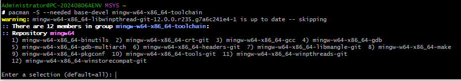 MSYS2&MinGW 载与安装、Pacman常用命令 - suntroop - 博客园