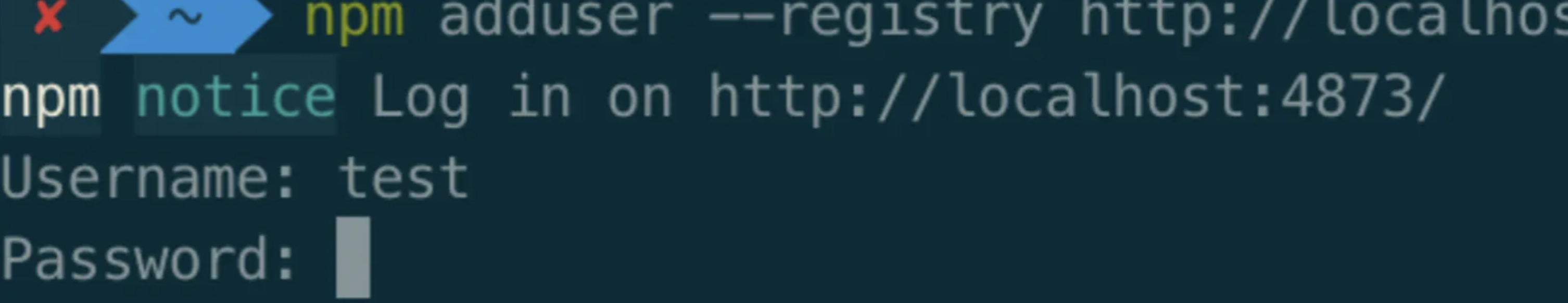 Verdaccio搭建npm私有服务器 - 李小菜丶 - 博客园