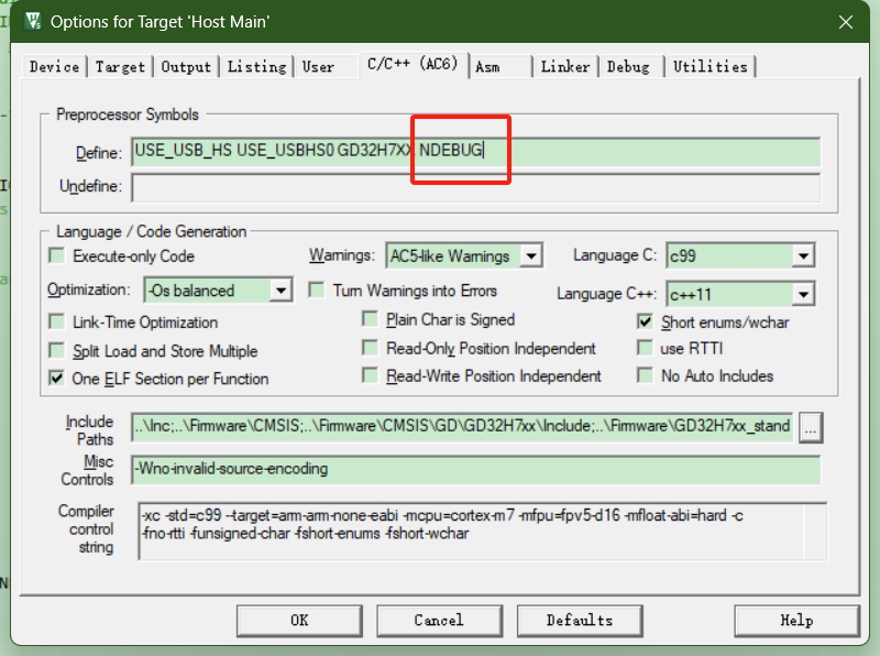 MDK编译错误 L6218E: Undefined symbol __aeabi_assert - 求隐 - 博客园