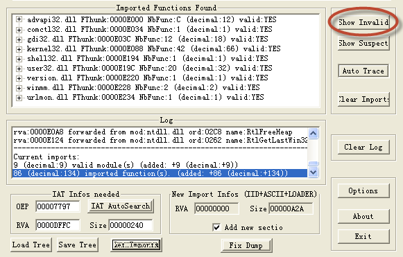 LoadPE和ImportREC使用 - 一日学一日功 - 博客园