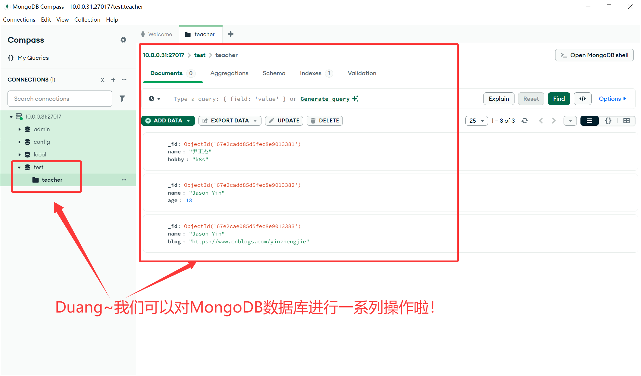 MongoDB的常见的客户端连接工具实战 - 尹正杰 - 博客园
