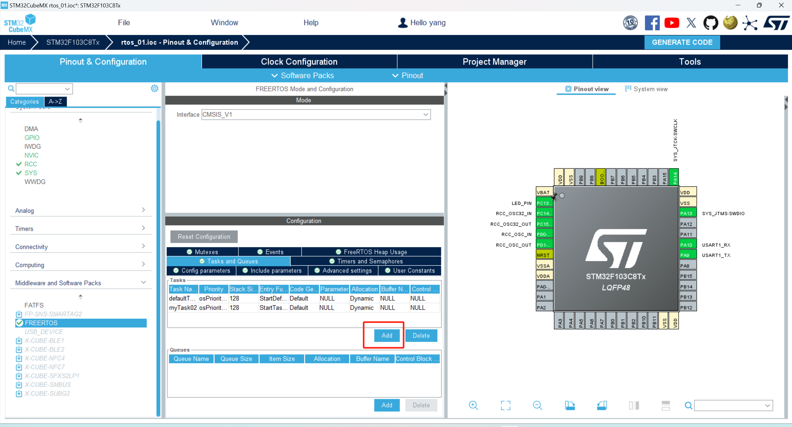 STM32移植FreeRTOS - jambi - 博客园