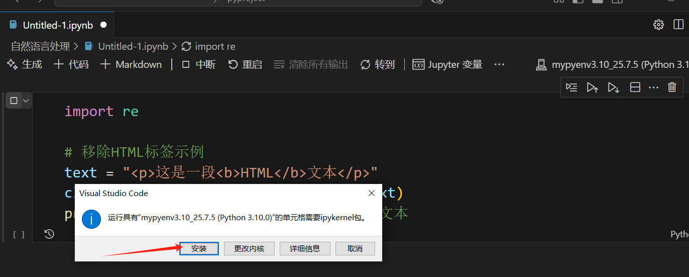 5. 在vscode中构建ipynb文件且安装jupyter内核 - 红酒人生 - 博客园