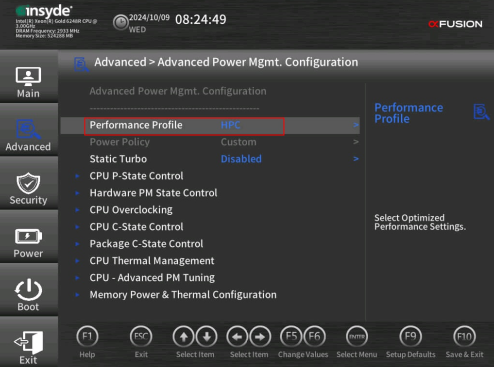 服务器CPU高性能模式设置 - dcznana56 - 博客园