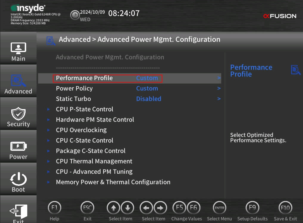 服务器CPU高性能模式设置 - dcznana56 - 博客园
