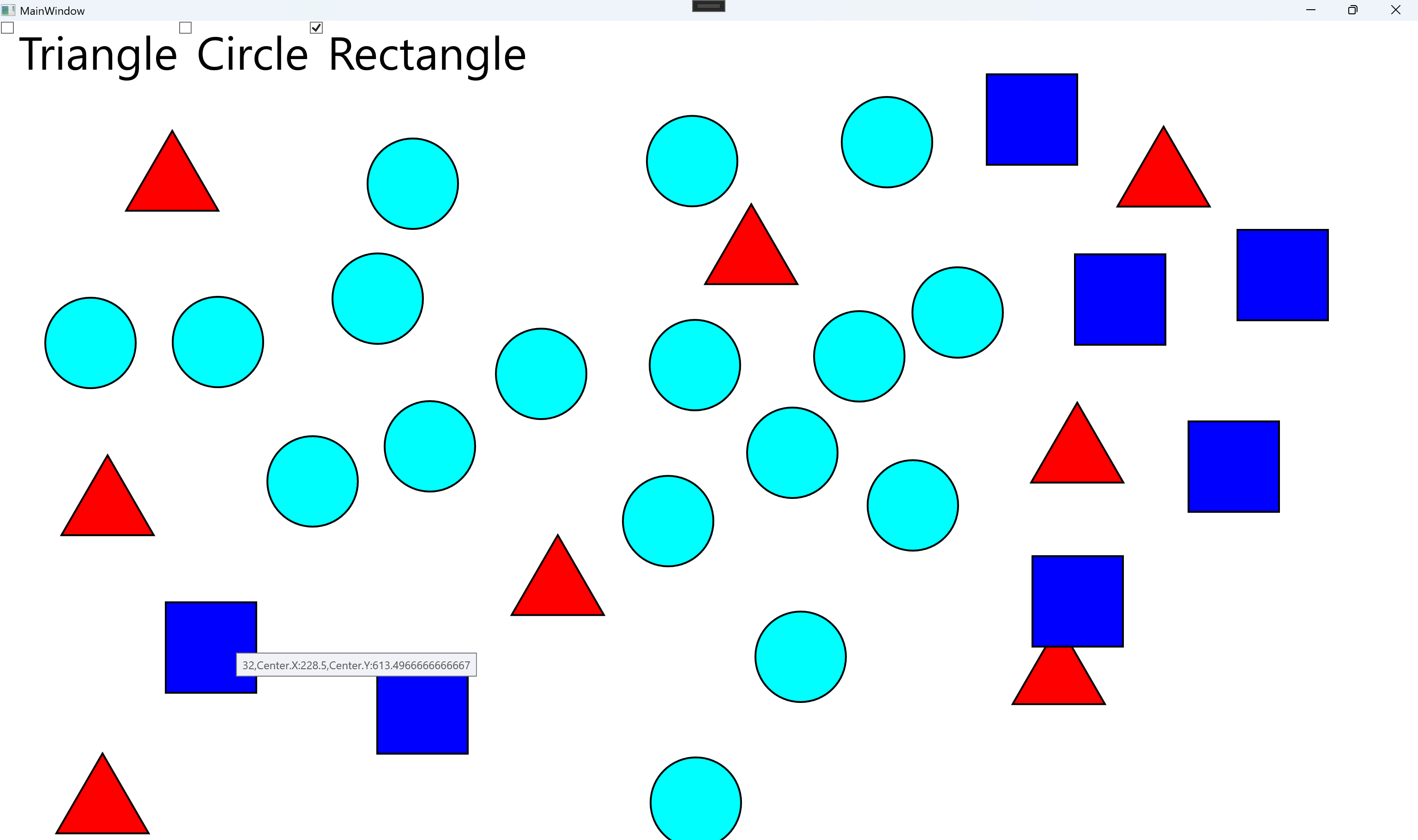 WPF Canvas draw circle,triangle,rectangle such as mark - FredGrit - 博客园